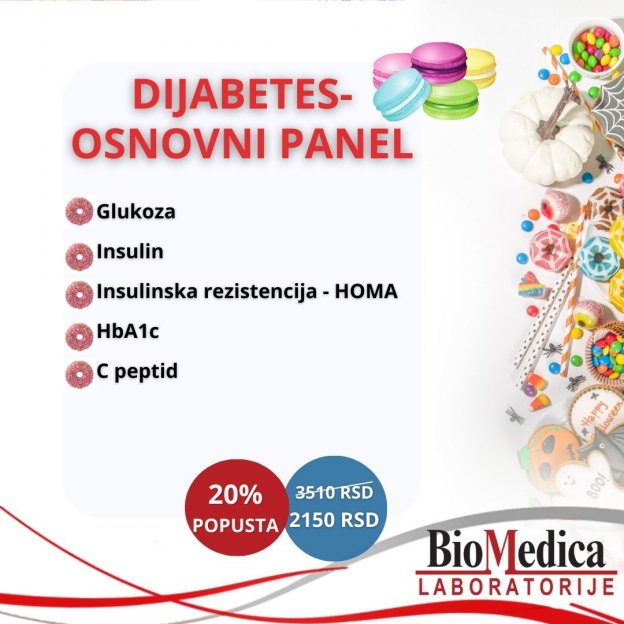 DIJABETES - OSNOVNI PANEL | BioMedica